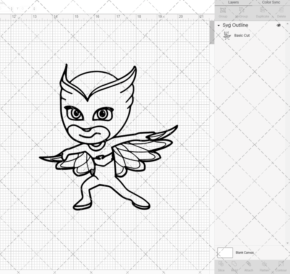 Owlette - PJ Masks, Svg, Dxf, Eps, Png - SvgShopArt