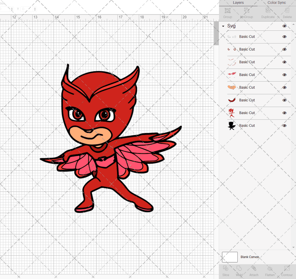 Owlette - PJ Masks, Svg, Dxf, Eps, Png - SvgShopArt