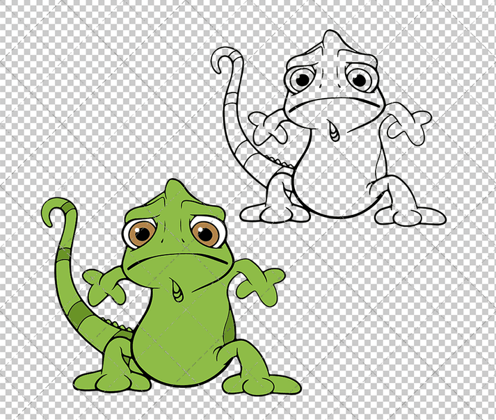 Pascal - Tangled 002, Svg, Dxf, Eps, Png - SvgShopArt