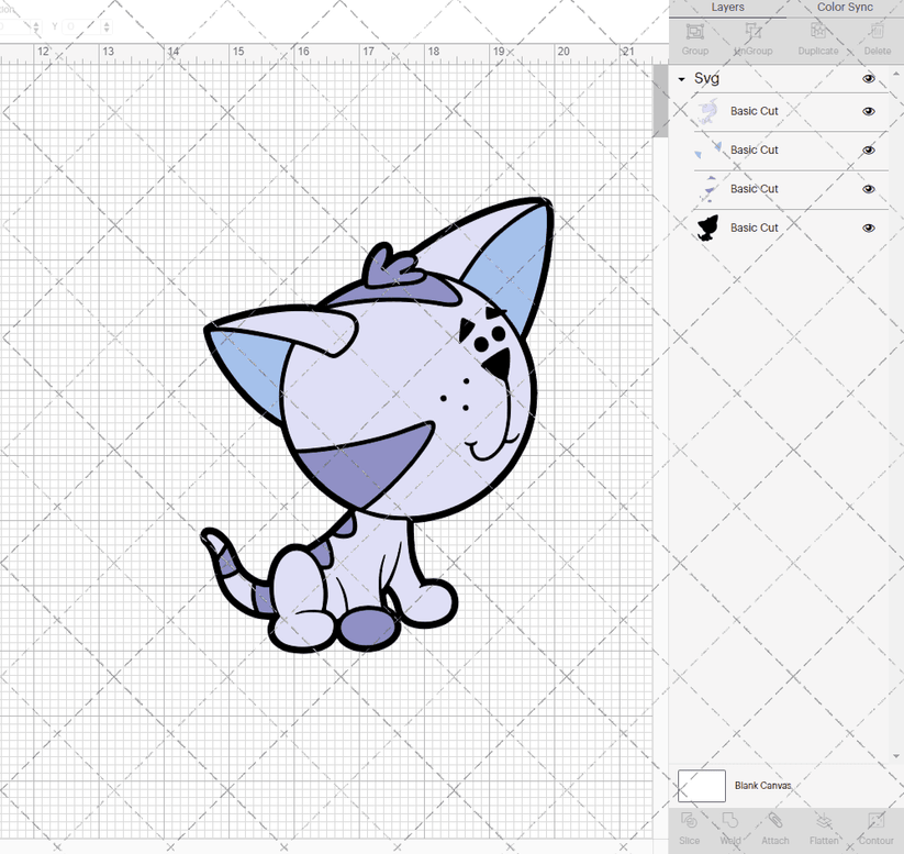 Periwinkle - Blue's Clues, Svg, Dxf, Eps, Png - SvgShopArt