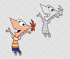Phineas Flynn - Phineas and Ferb 002, Svg, Dxf, Eps, Png - SvgShopArt