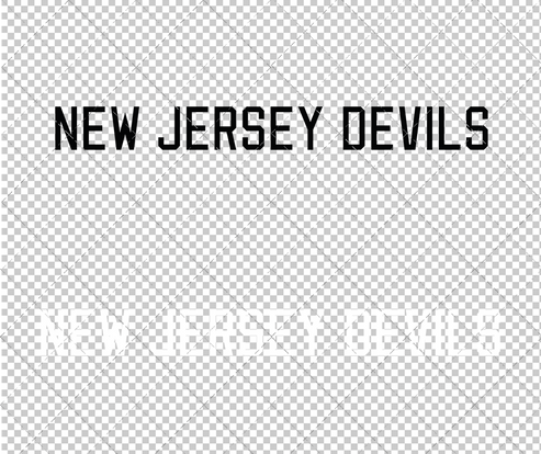 New Jersey Devils Wordmark Concept 1999 002, Svg, Dxf, Eps, Png ...