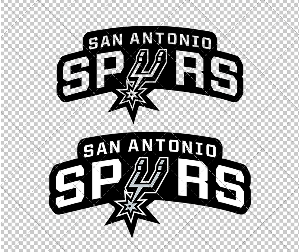 San Antonio Spurs Concept 2017 004, Svg, Dxf, Eps, Png - SvgShopArt