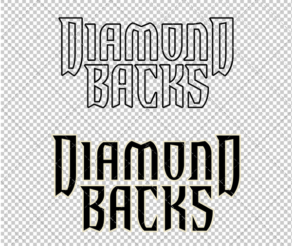Arizona Diamondbacks Wordmark 2007, Svg, Dxf, Eps, Png – SvgShopArt