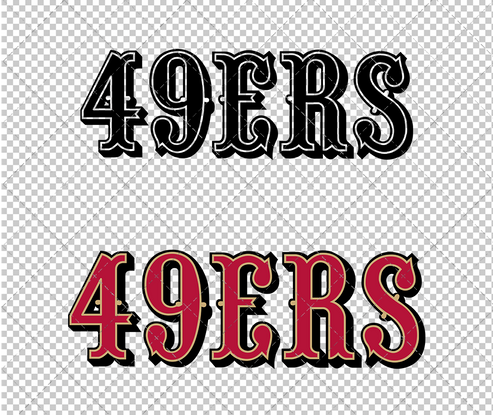 San Francisco 49ers Wordmark 2019, Svg, Dxf, Eps, Png - SvgShopArt