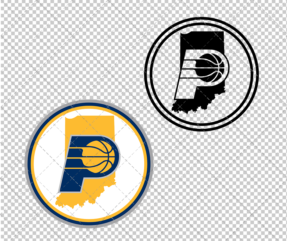 Indiana Pacers Concept 2017 003, Svg, Dxf, Eps, Png - SvgShopArt