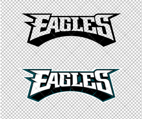 Philadelphia Eagles Wordmark 1996, Svg, Dxf, Eps, Png - SvgShopArt