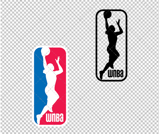WNBA Logo Alternate 2013, Svg, Dxf, Eps, Png - SvgShopArt