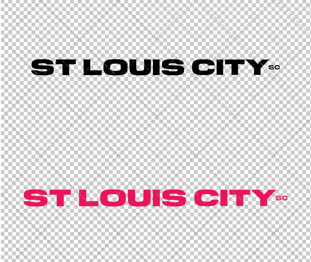 St. Louis City SC Wordmark 2023, Svg, Dxf, Eps, Png - SvgShopArt
