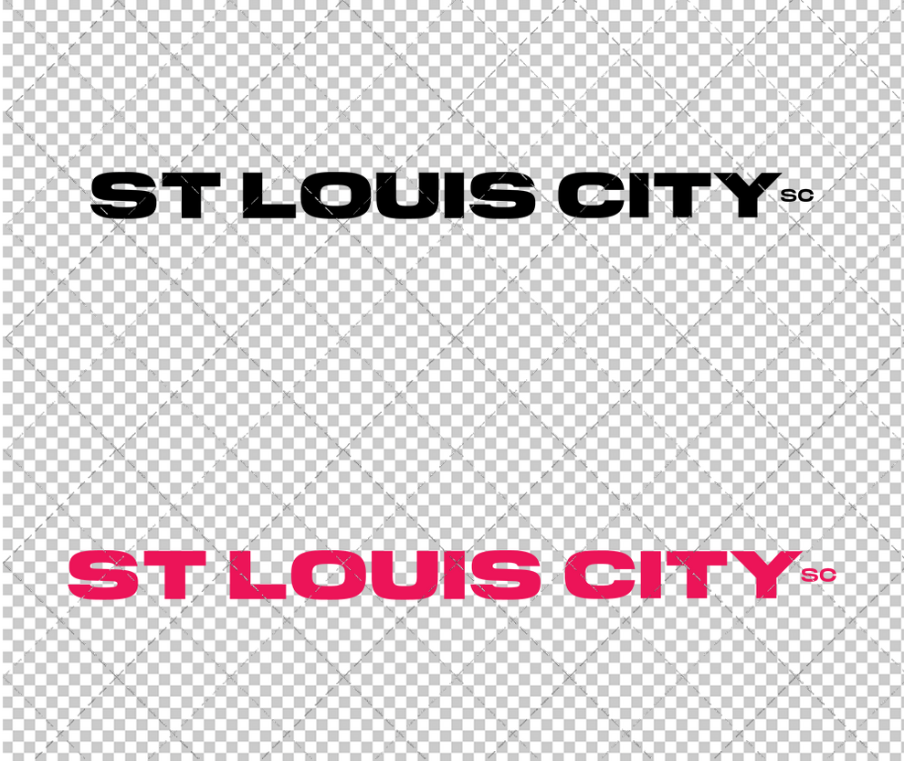 St. Louis City SC Wordmark 2023, Svg, Dxf, Eps, Png - SvgShopArt