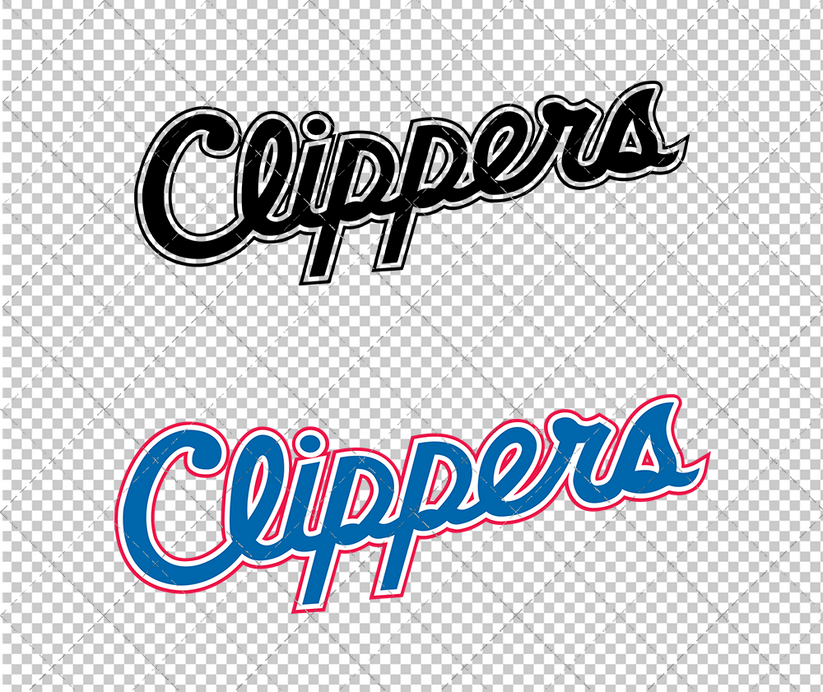 Los Angeles Clippers Wordmark 2010, Svg, Dxf, Eps, Png - SvgShopArt