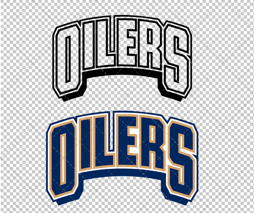Edmonton Oilers Wordmark 1996 002, Svg, Dxf, Eps, Png - SvgShopArt