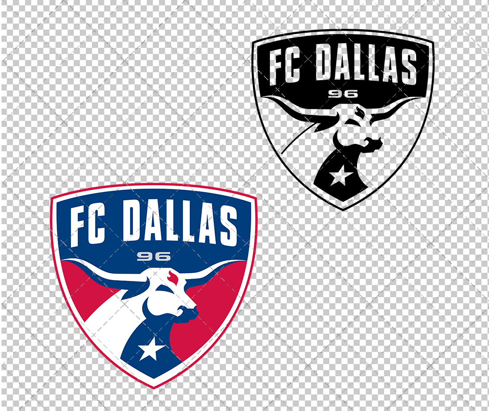 FC Dallas 2005, Svg, Dxf, Eps, Png - SvgShopArt