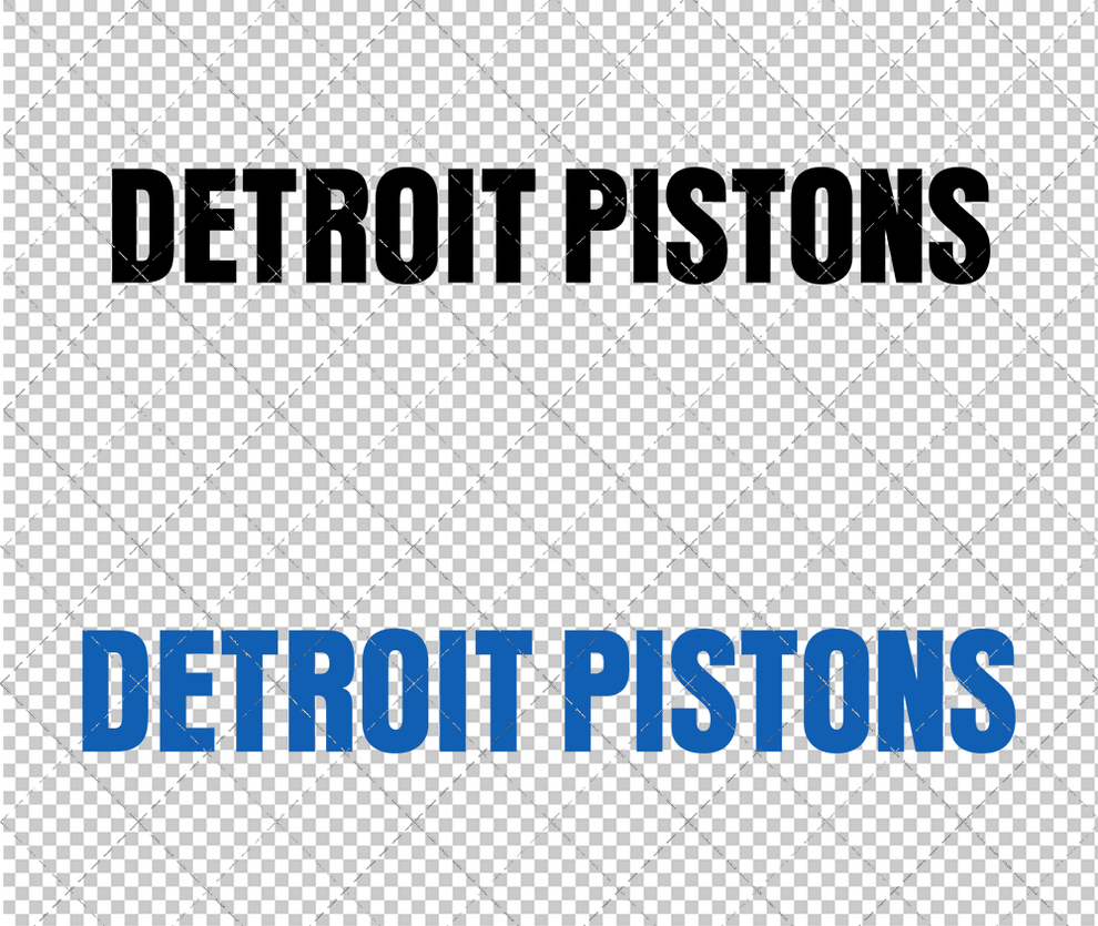 Detroit Pistons Wordmark 1978, Svg, Dxf, Eps, Png - SvgShopArt