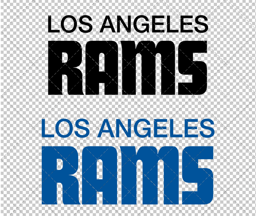 Los Angeles Rams Wordmark 1972, Svg, Dxf, Eps, Png - SvgShopArt