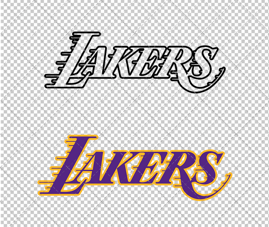 Los Angeles Lakers Concept 1999, Svg, Dxf, Eps, Png - SvgShopArt