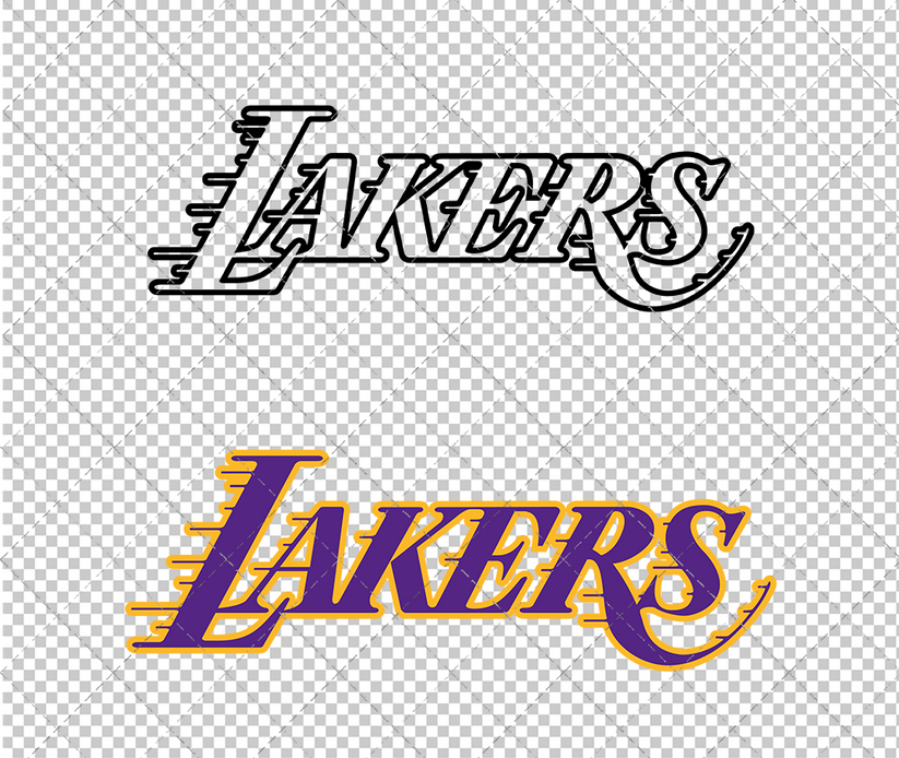 Los Angeles Lakers Concept 1999, Svg, Dxf, Eps, Png - SvgShopArt
