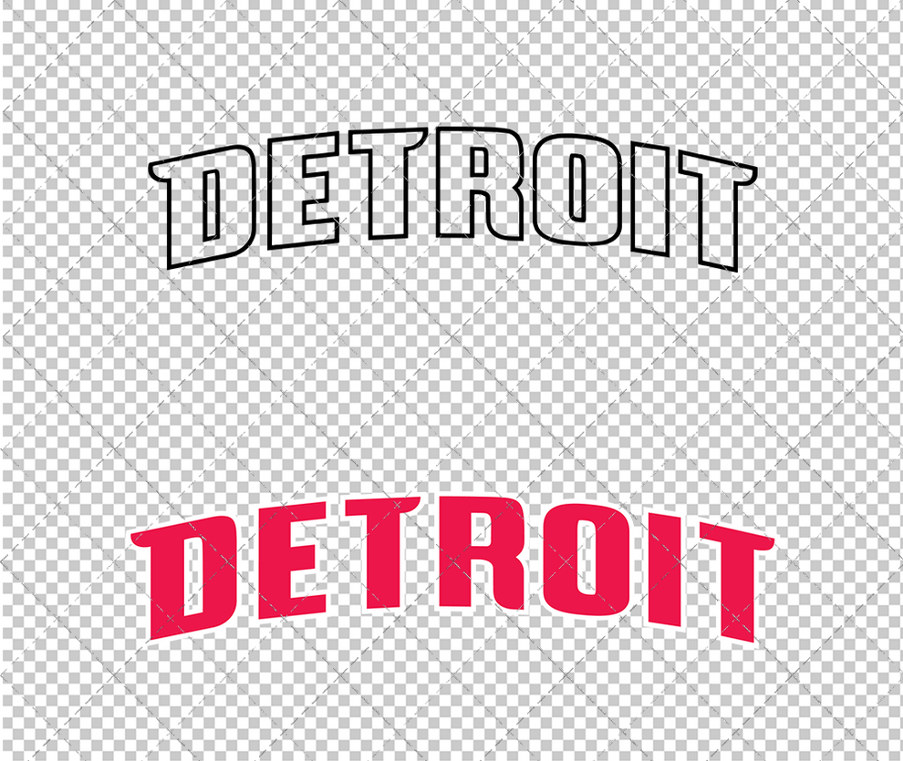 Detroit Pistons Jersey 2001 002, Svg, Dxf, Eps, Png - SvgShopArt