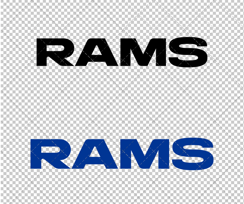 Los Angeles Rams Wordmark 2020 006, Svg, Dxf, Eps, Png - SvgShopArt