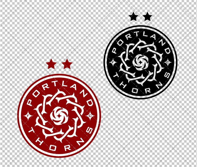 Portland Thorns FC 2018, Svg, Dxf, Eps, Png – SvgShopArt