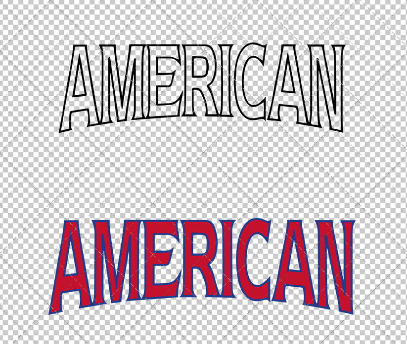 American Eagles Wordmark 2006 002, Svg, Dxf, Eps, Png - SvgShopArt