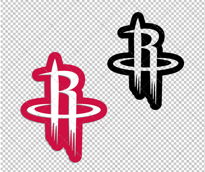 Houston Rockets Concept 2019 002, Svg, Dxf, Eps, Png - SvgShopArt