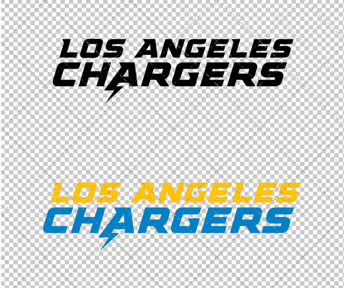 Los Angeles Chargers Wordmark 2020, Svg, Dxf, Eps, Png - SvgShopArt