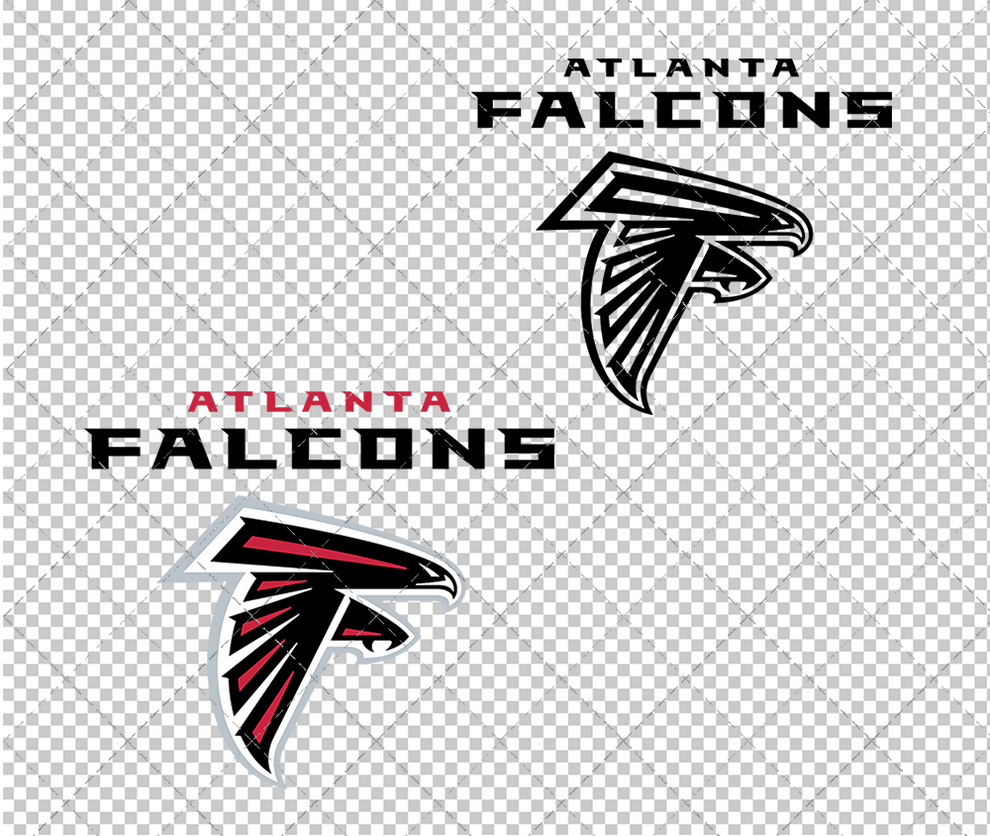 Atlanta Falcons Alternate 2003, Svg, Dxf, Eps, Png - SvgShopArt