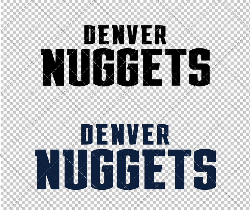 Denver Nuggets Wordmark 2018, Svg, Dxf, Eps, Png - SvgShopArt