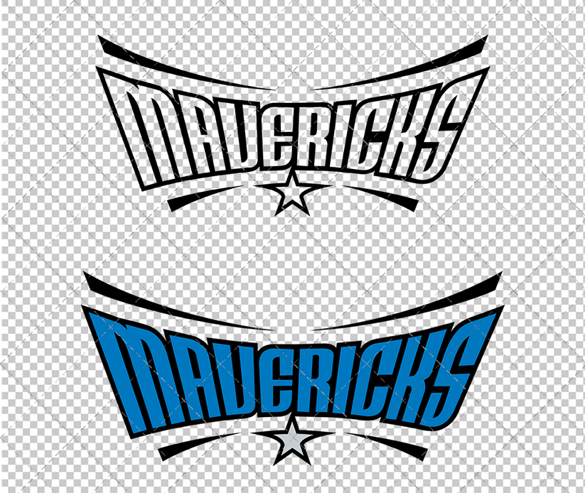 Dallas Mavericks Wordmark 2001 005, Svg, Dxf, Eps, Png - SvgShopArt
